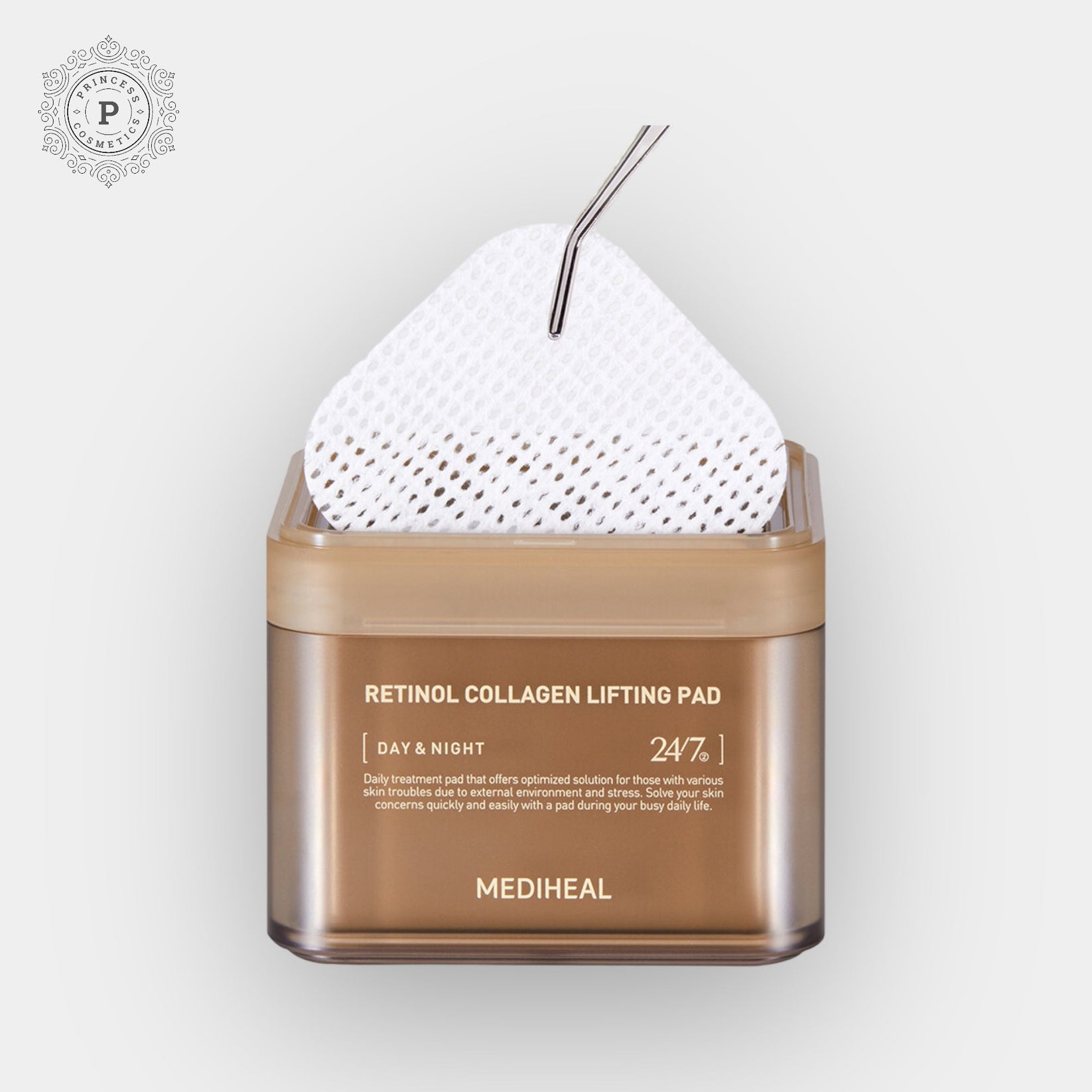 Mediheal Retinol Collagen Lifting Pad (100 pads). وسادة رفع الكولاجين ...