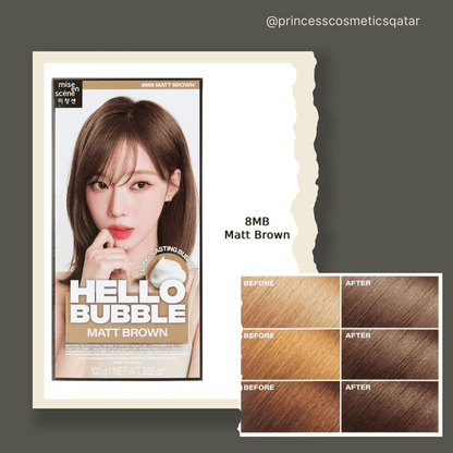 Mise En Scene Hello Bubble Hair Color ميز أون سين هالو بابل لتلوين الش ...