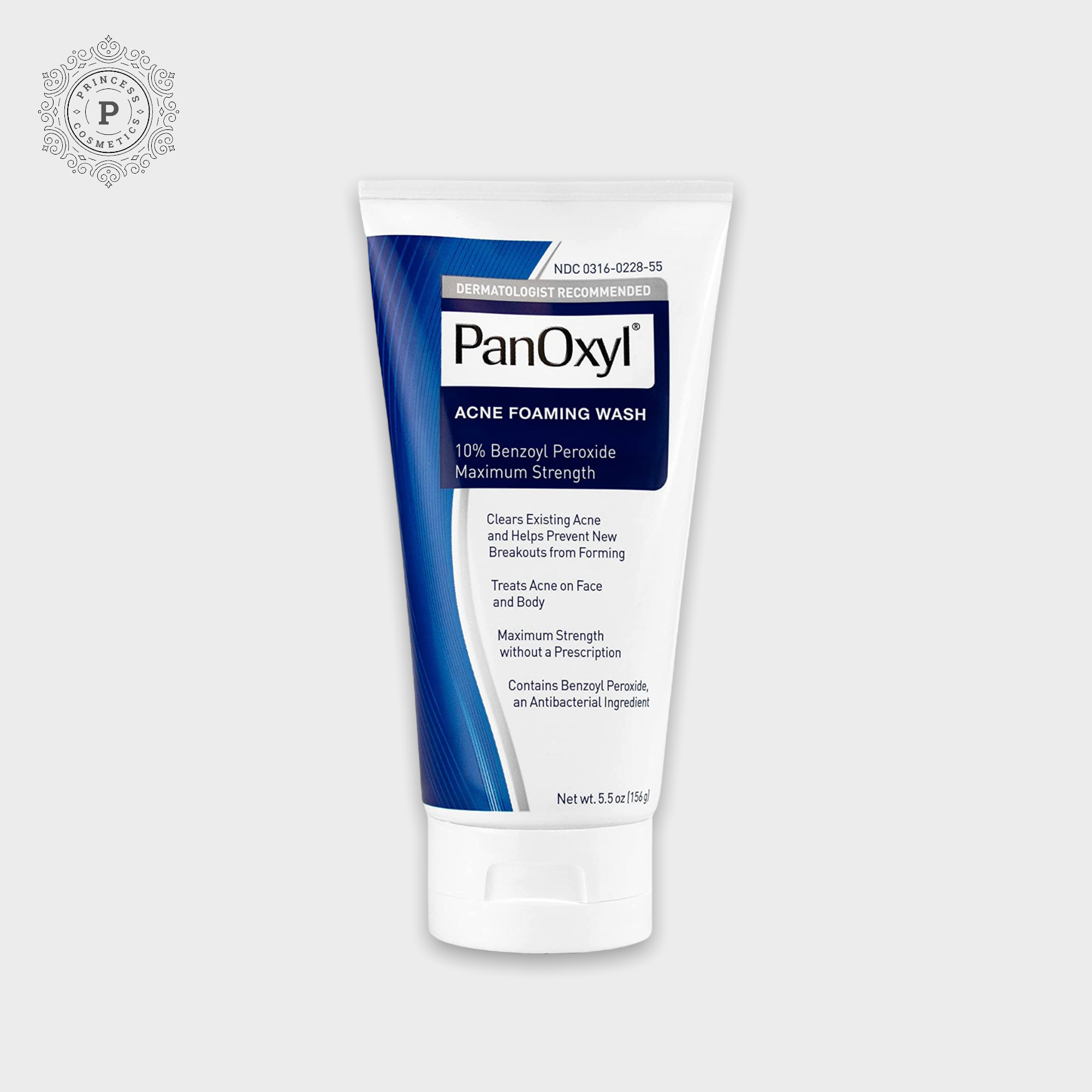 PanOxyl Acne Foaming Wash Benzoyl Peroxide 10% Maximum Strength 156g ...
