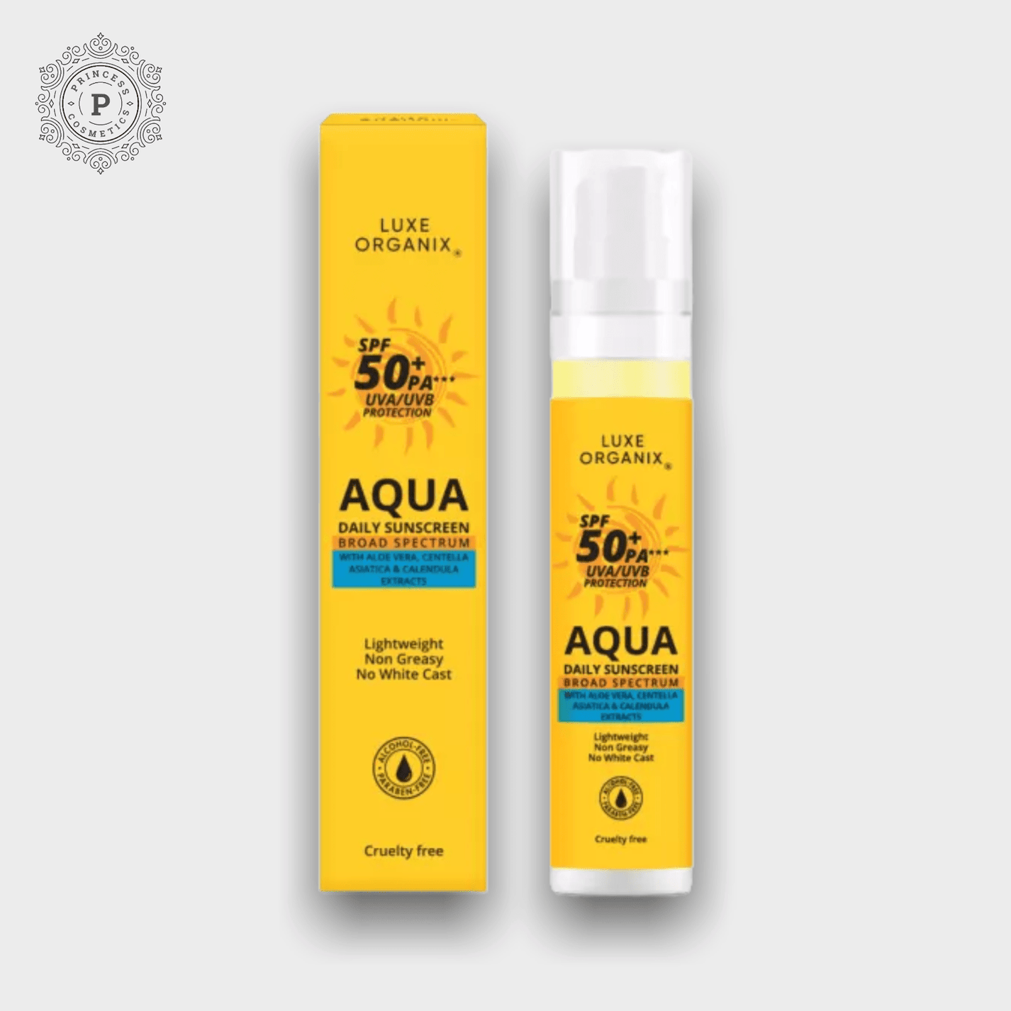 Luxe Organix Aqua Daily Sunscreen 50ml لوكس أورجانيكس أكوا ديلي واقي م ...
